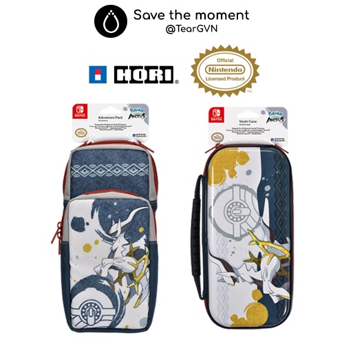 Genuine Pokémon Legends Arceus HORI Carrying Bag for Nintendo Switch ...