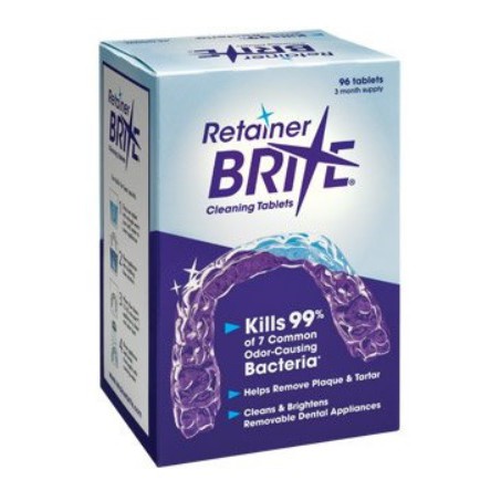 Retainer Brite Cleaning Tablets for Braces Retainers Mouth Guard ...