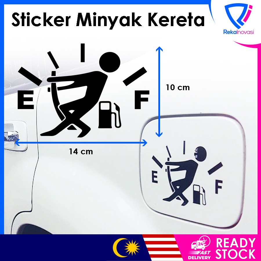 Sticker Minyak Kereta Myvi Axia Iriz Saga Wira X50 X70 | Shopee Singapore