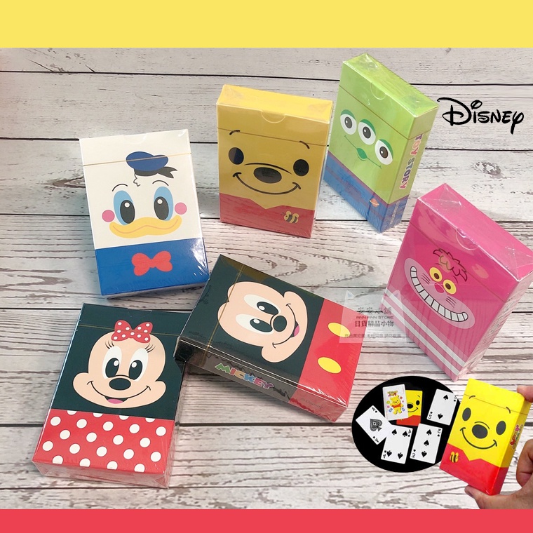 A66 Disney Board Game Solitaire Playing Cards Three-Eyed Pooh Mickey ...