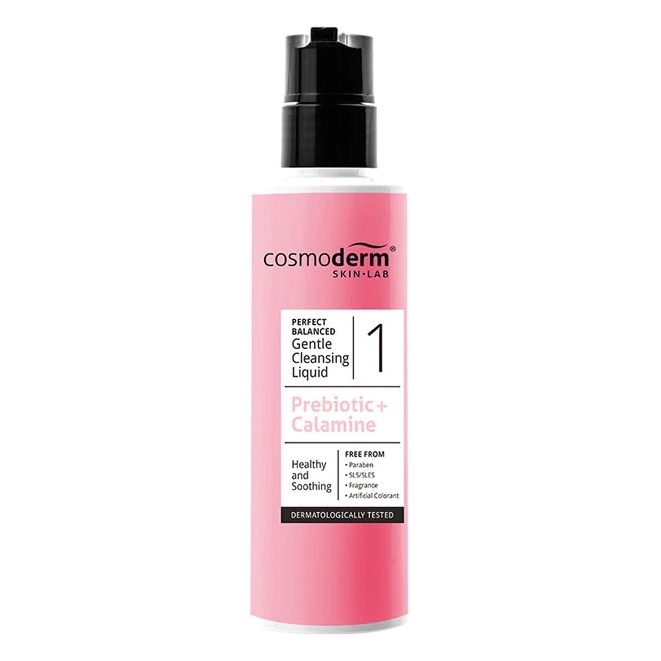 COSMODERM PERFECT BALANCED GENTLE CLEANSING LIQUID 120ML (EXP: 08/2024 ...