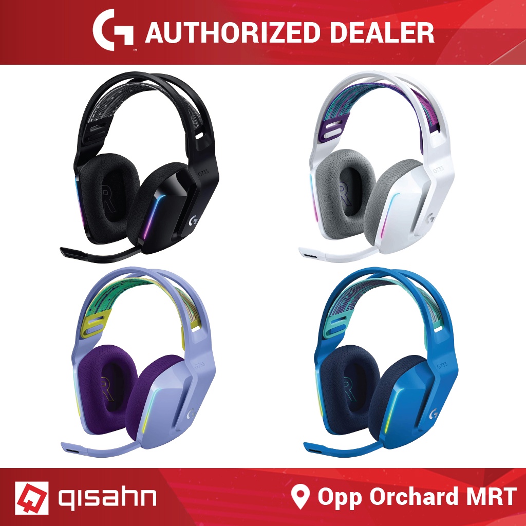Logitech G733 Lightspeed Wireless Gaming Headset with Suspension ...