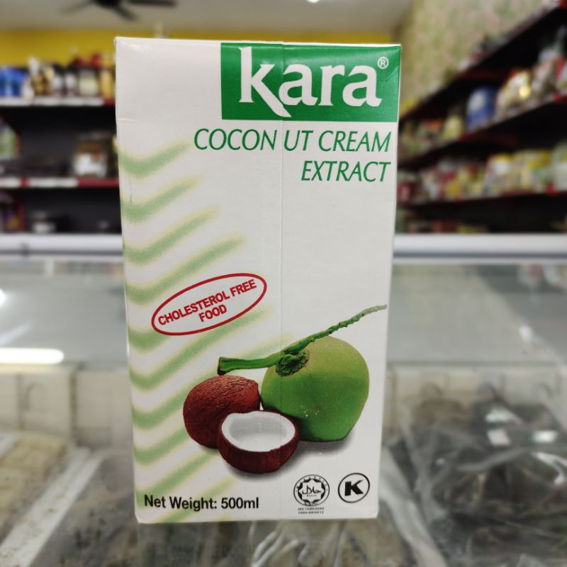 Kara COCONUT MILK EXTRACT BOX COCONUT CREAM 500 Ml | Shopee Singapore