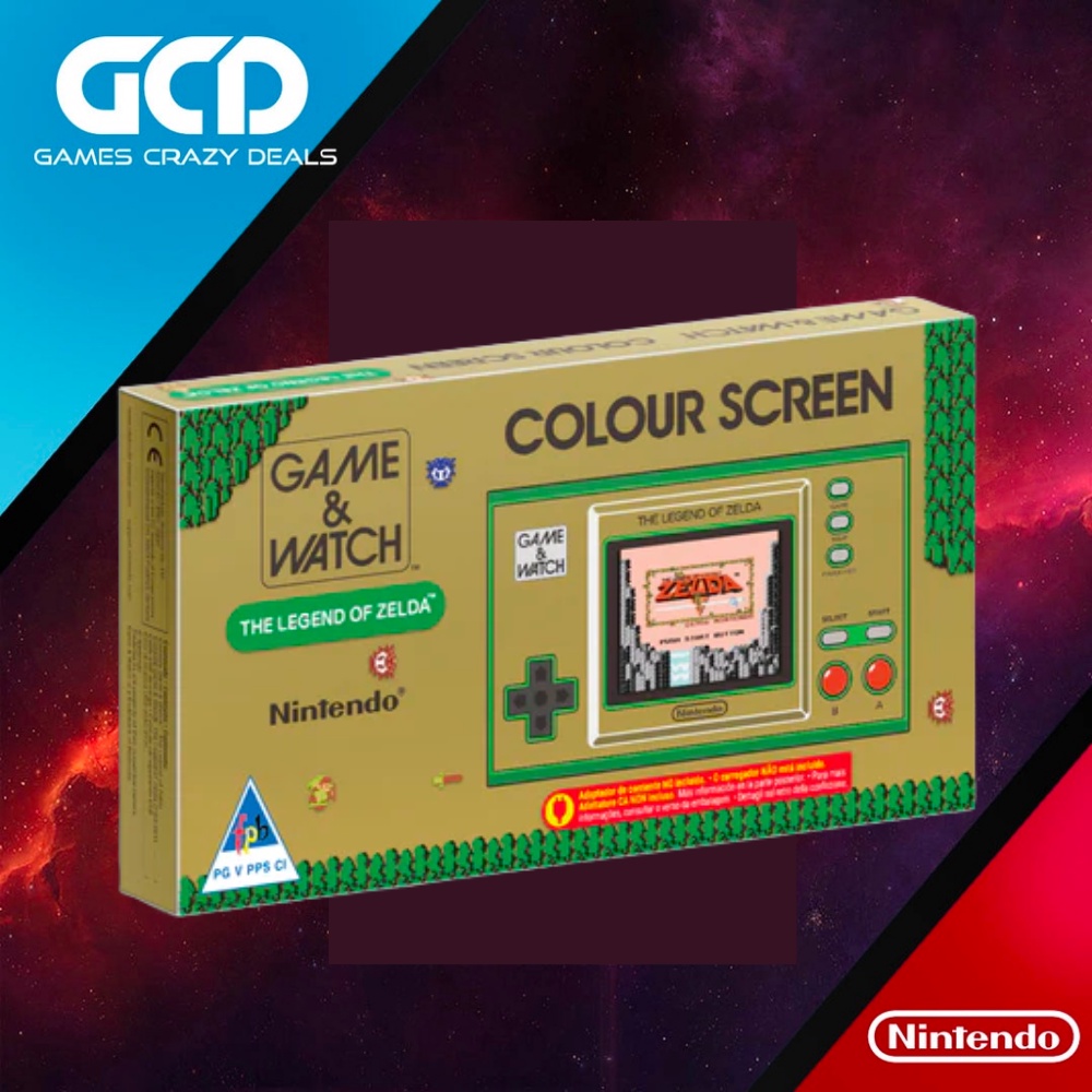 Nintendo Game & Watch The Legend Of Zelda Handheld Color Screen System ...