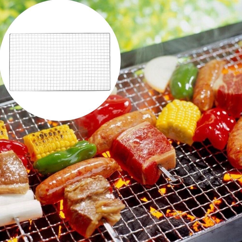 【Maz HOME】LARGE Outdoor Non-stick BBQ Grill Barbeque Mesh Wire Net ...