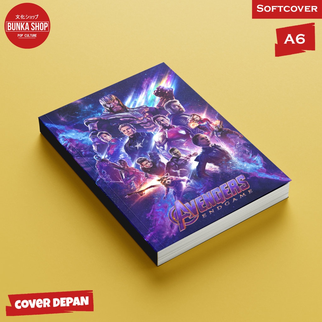 Pocket Note Marvel Poster 6 Softcover A6 Buku Tulis Ctatan Notes Agenda ...