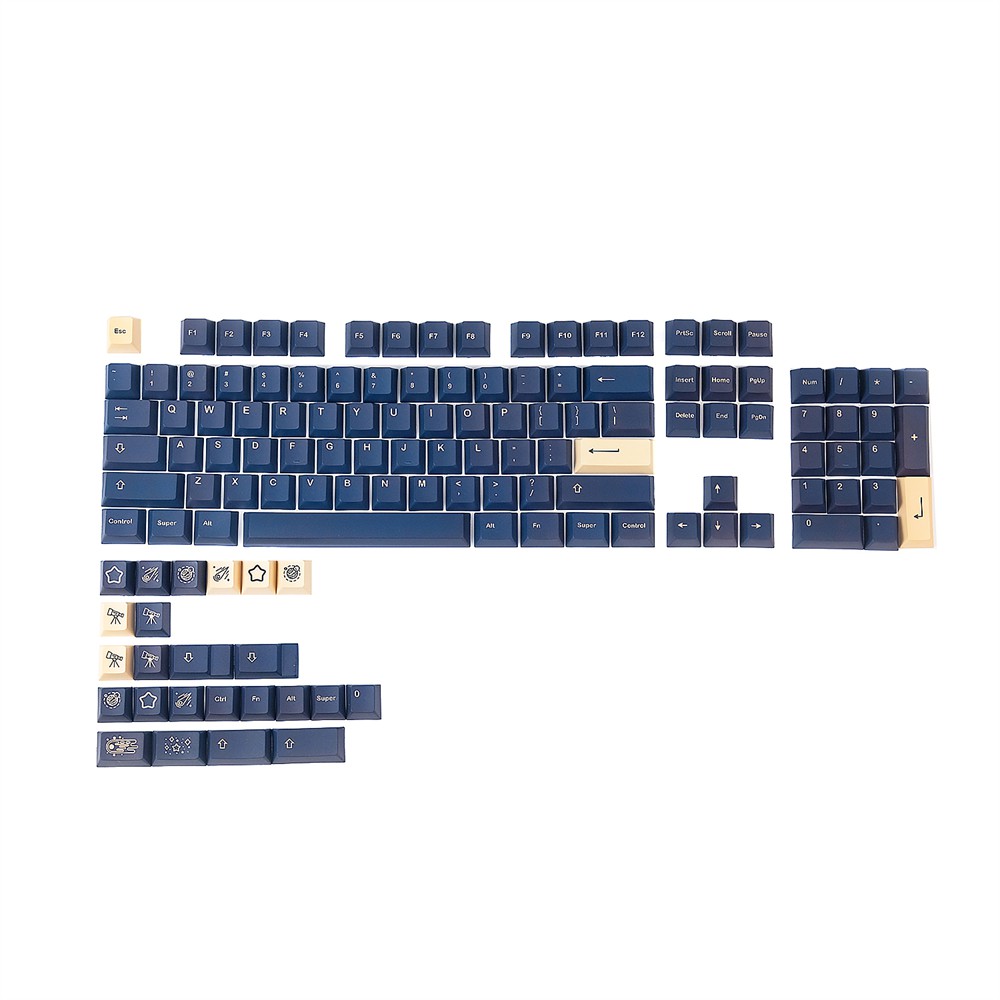 Stargaze 128 Keys PBT Dye-subbed Cherry Profile Keycaps Set for ...