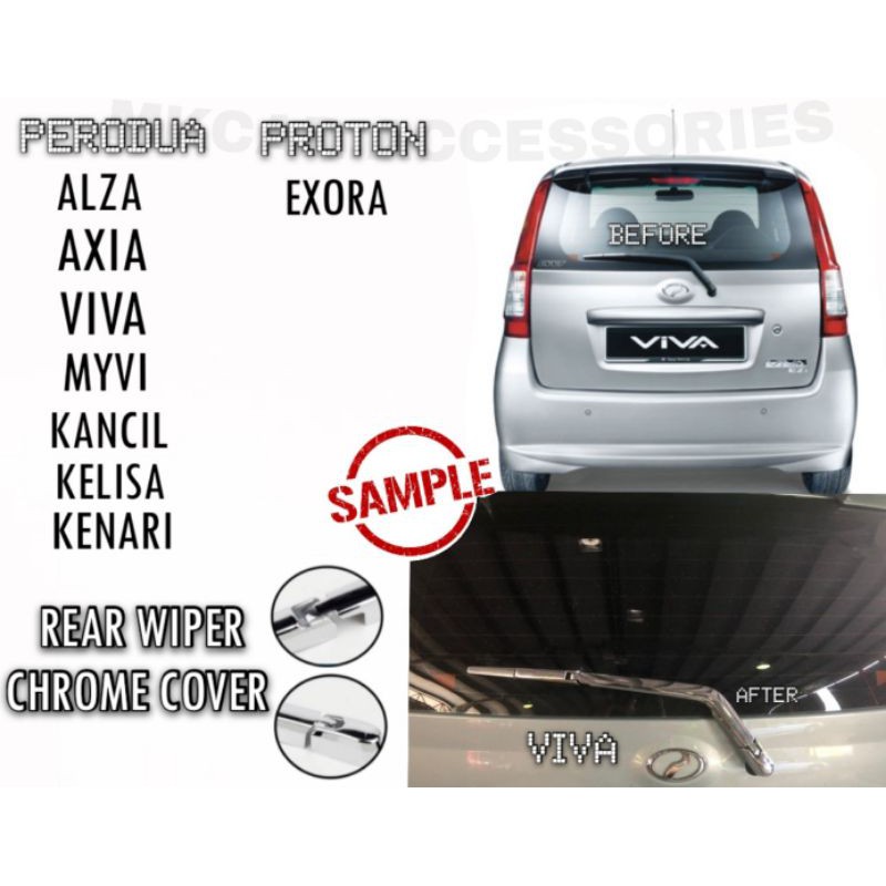 REAR WINDSCREEN WIPER PERODUA ALZA/AXIA/VIVA/MYVI OLD/MYVI LAGI BEST ...