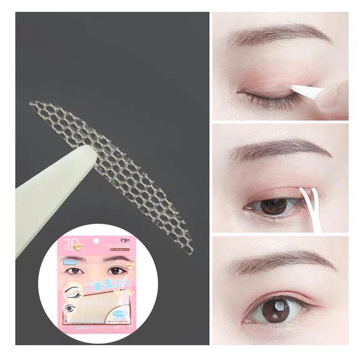 240pcs/5 Sheets Natural Lace Double-fold Eyelid Sticker Invisible ...