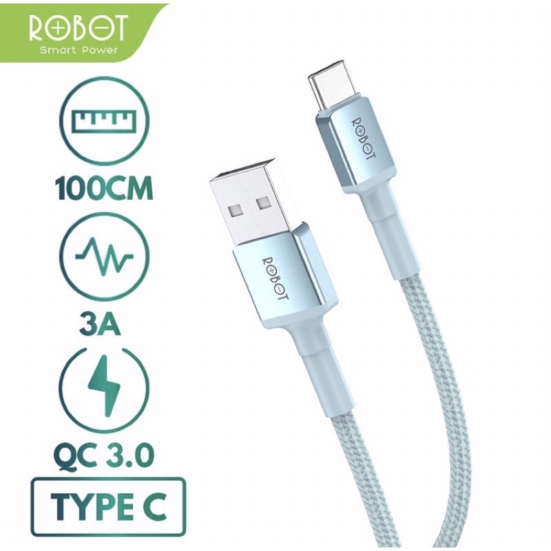 Robot RSC100 Type-C Data Cable 1M Original Data Cable | Shopee Singapore