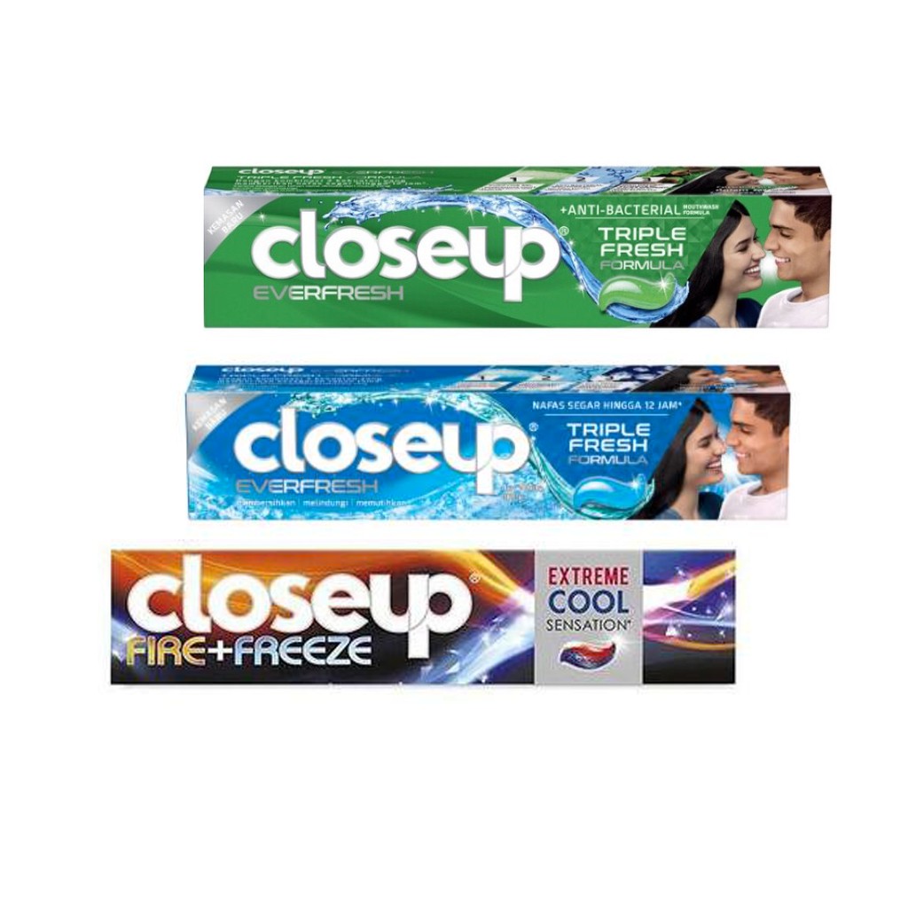Close Up Toothpaste - Icy White / Triple Fresh | Shopee Singapore