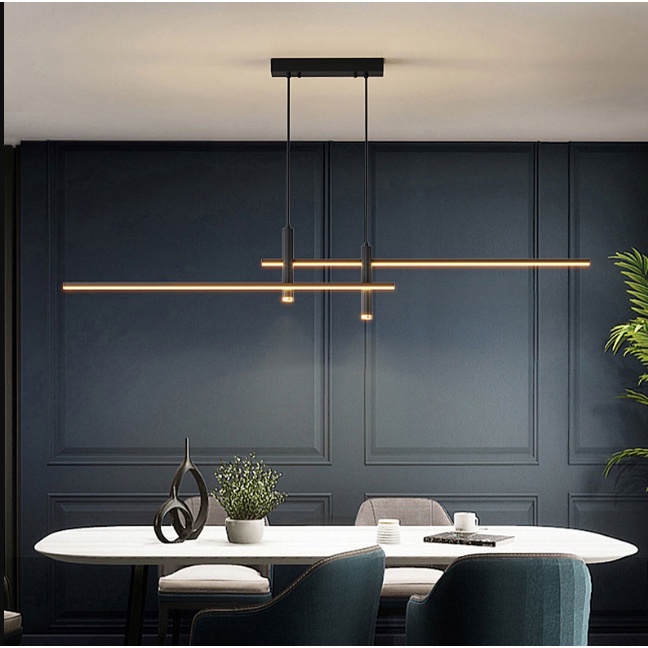 Modern Restaurant Light Pendant Light Minimalist Dining Room Chandelier Nordic Simple Drop Light ...