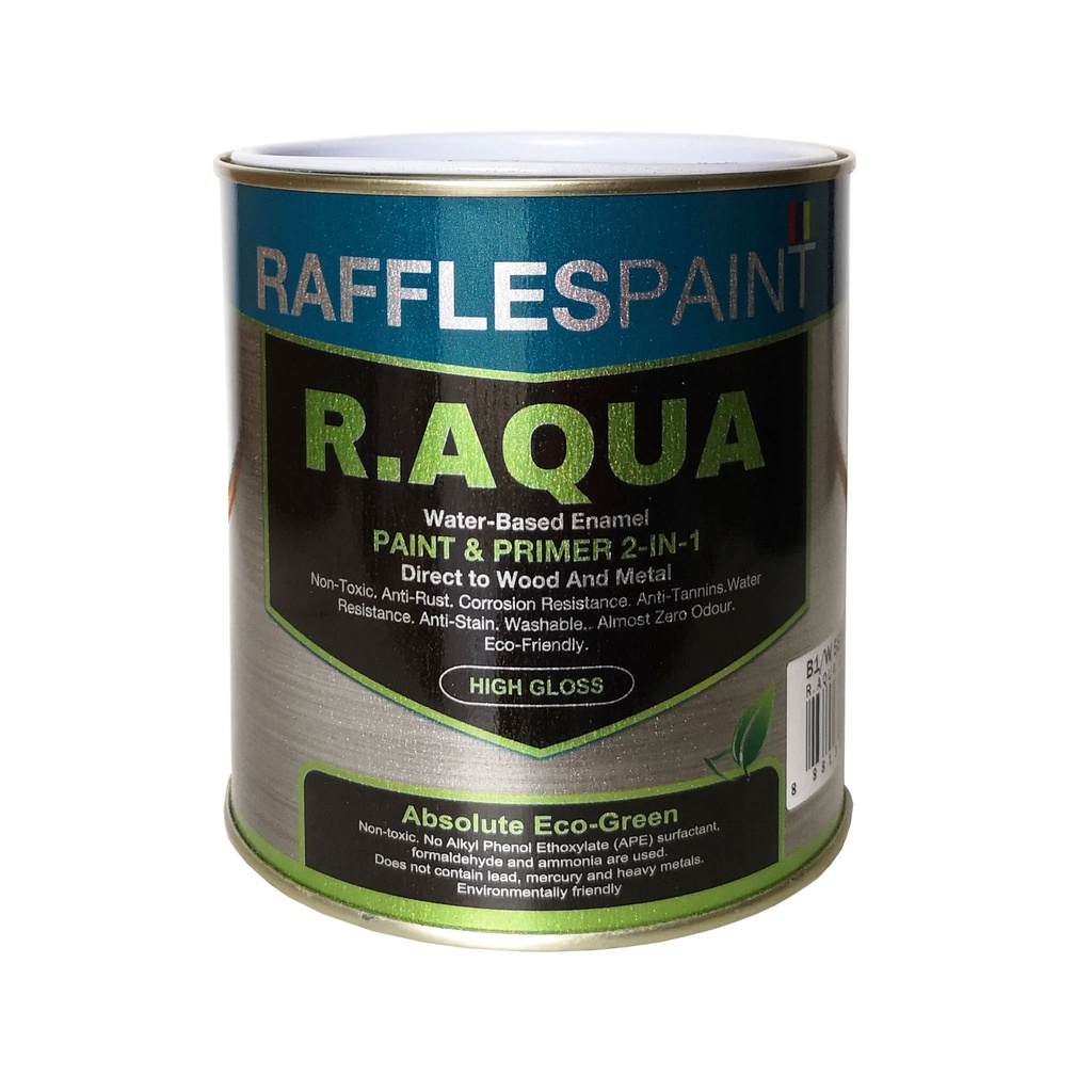 Raffles Paint R.Aqua Paint & Primer 2-in-1 Water-based Enamel High ...