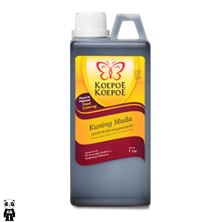 Koepoe Koepoe Light Yellow Coloring 1 Liter Light Yellow Food Coloring ...