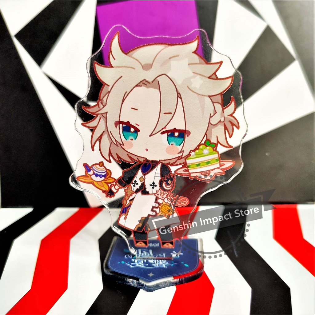 ALBEDO character standee model of Genshin Impact game restaurant model ...