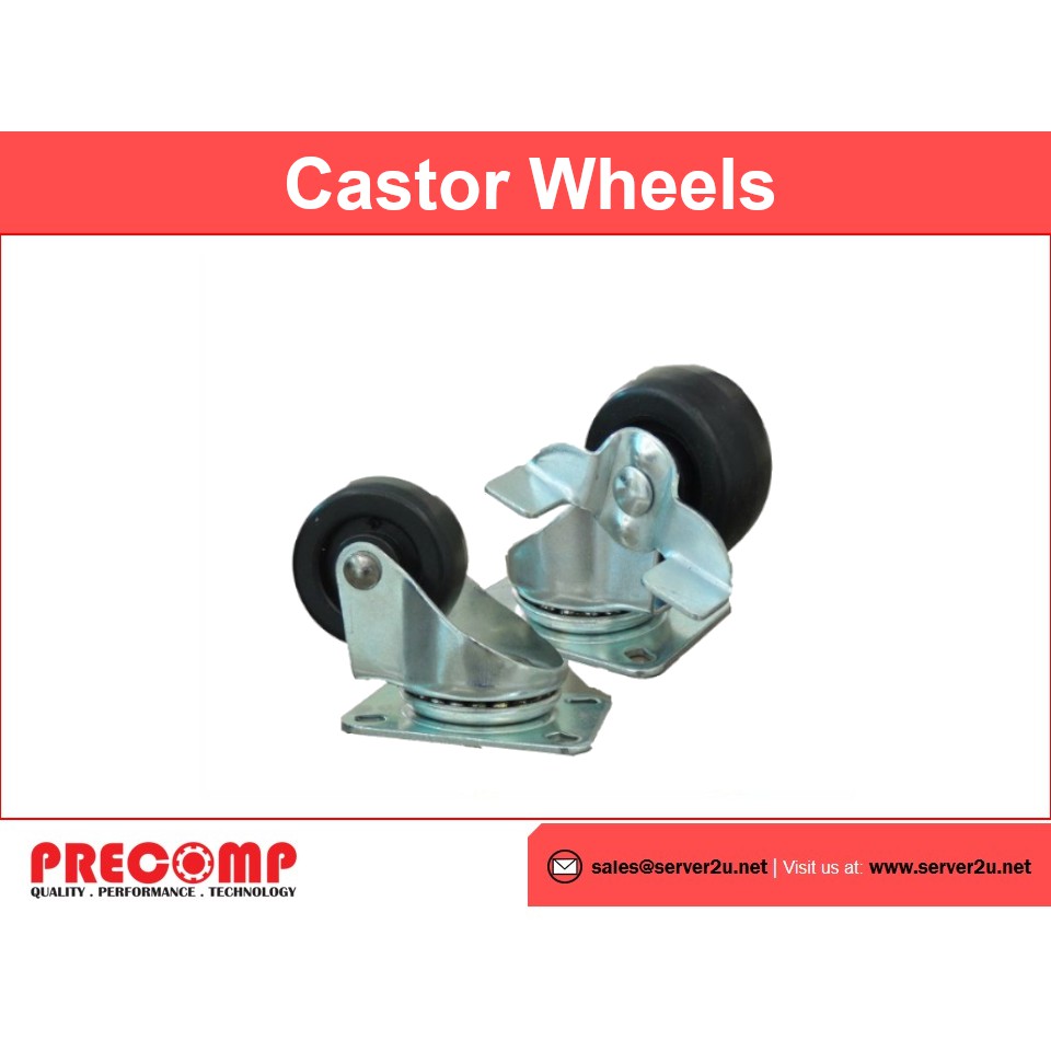 GrowV Castor Wheels for Server Rack (4pcs per set) | Shopee Singapore
