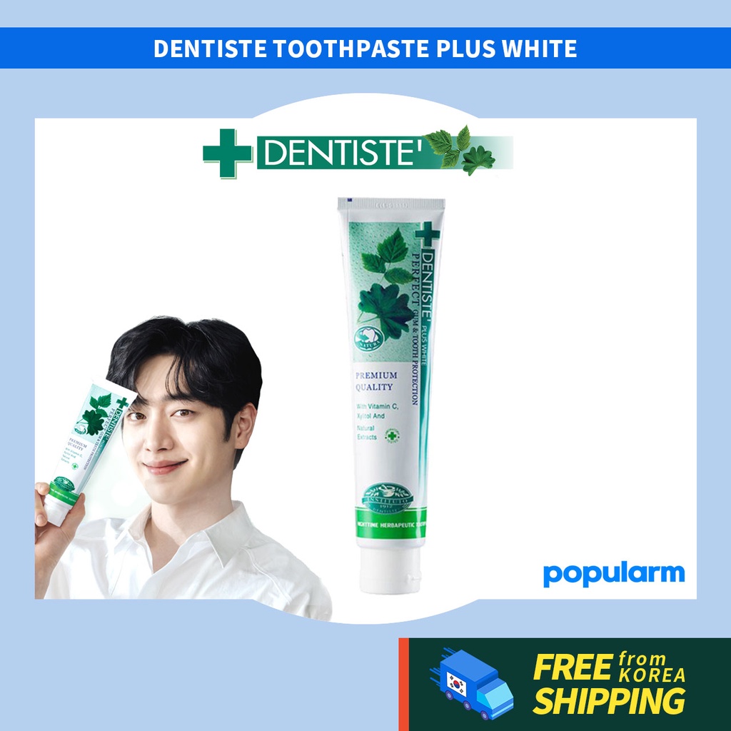 Dentiste Plus White Toothpaste 200g Whithening Bad breathe protection ...