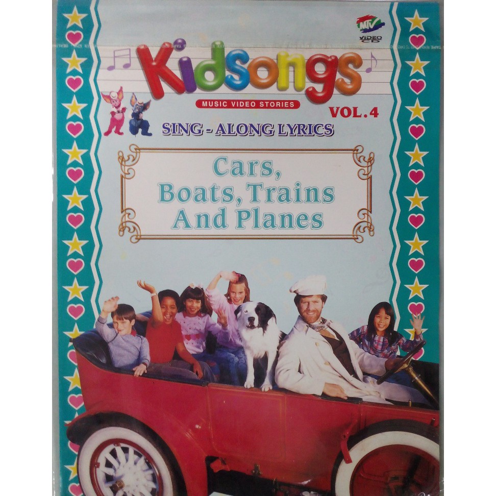 Kidsongs Sing Along Lyrics Cars Boats Trains And Planes Vol.4 VCD ...