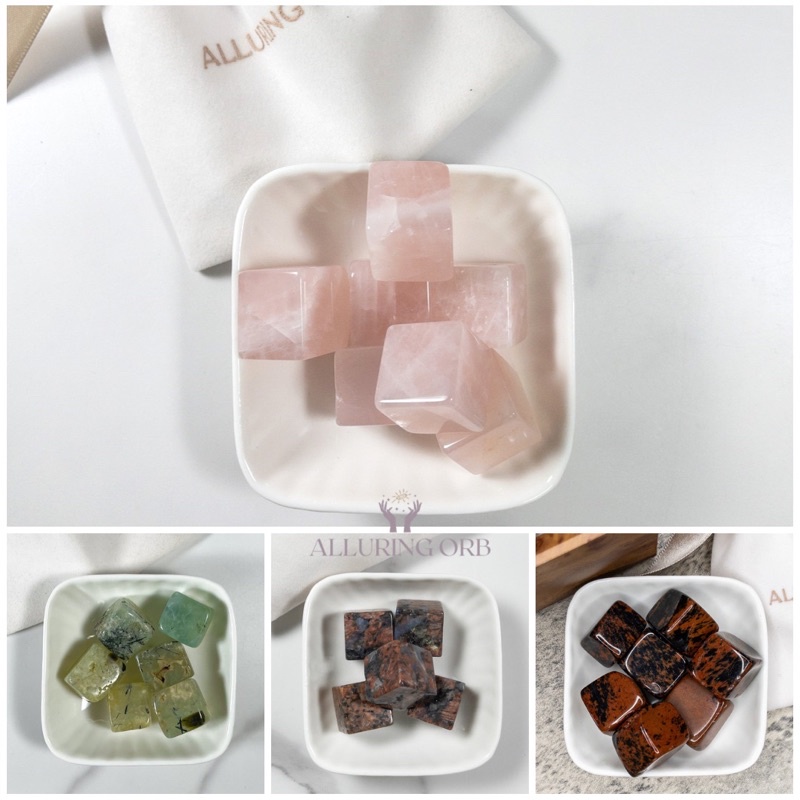 🔮🇸🇬 INSTOCK Assorted Crystal Cubes | Crystal Stones | Natural Crystals ...