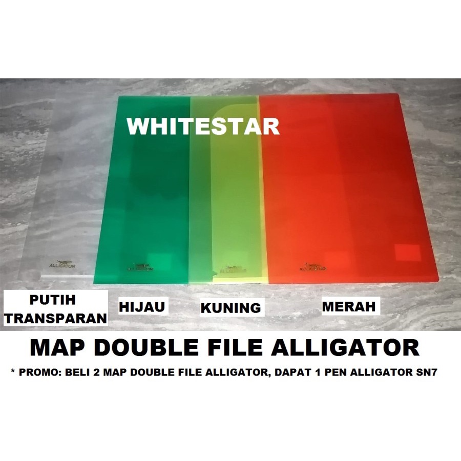 Double file alligator plastic folder size / size. A4 - 2-sided maps ...