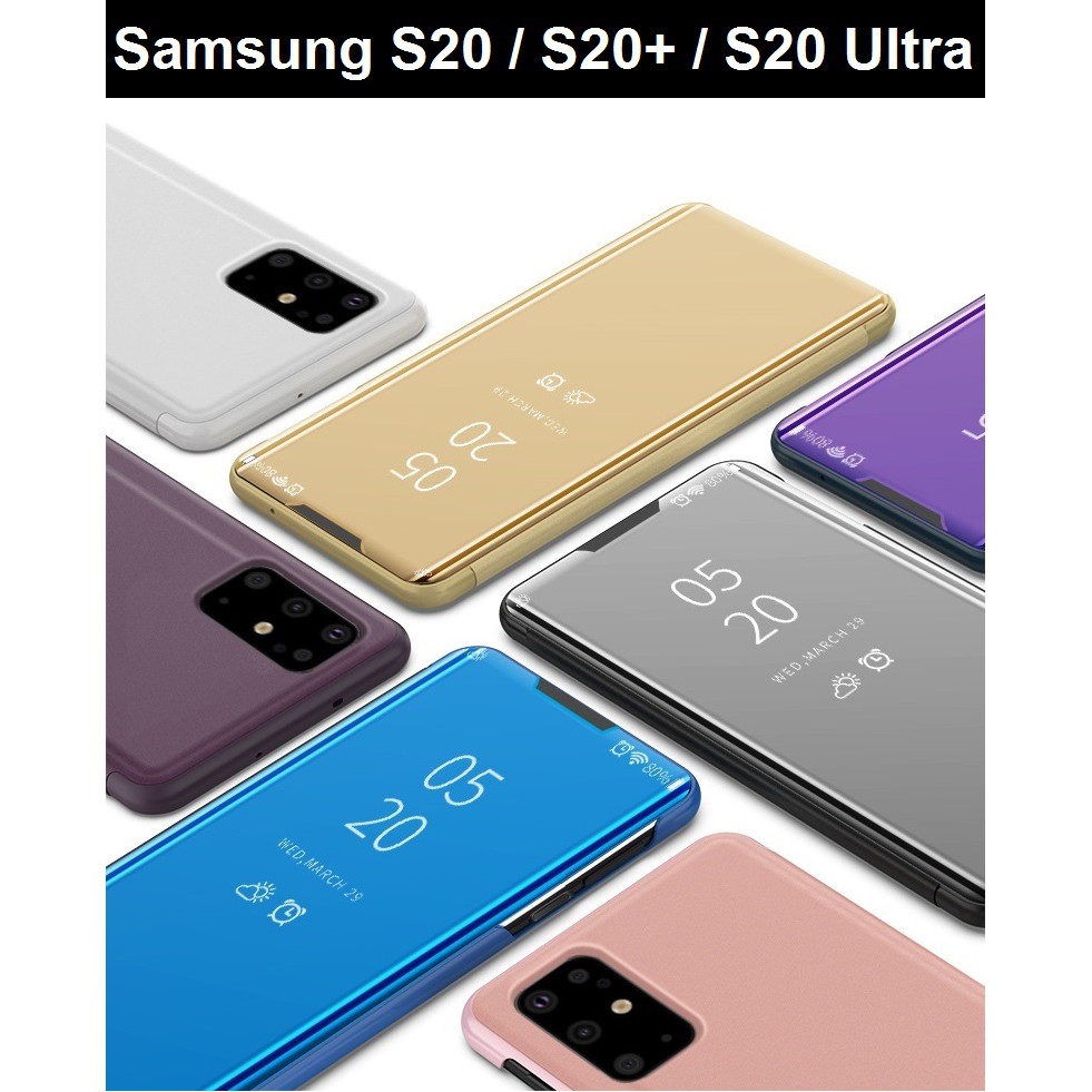 Samsung Galaxy S20 / S20 Plus S20+ / S20 Ultra Premium Clear View Flip ...