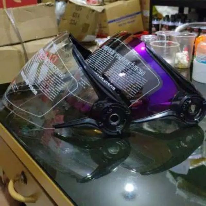 Nhk GLADIATOR VISOR GLASS CLEAR REVENTOR | Shopee Singapore