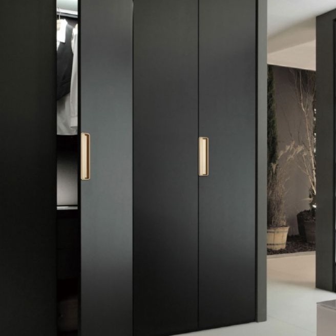 Bedroom wardrobe door handle, Flat Door Handle, 6425, Length 52 - 202mm ...