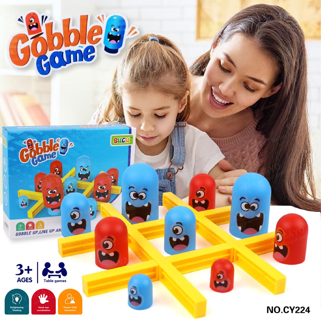 Gobble Board Game || Party Fun Gobblers Strategy Toys|| Plastic Chess ...