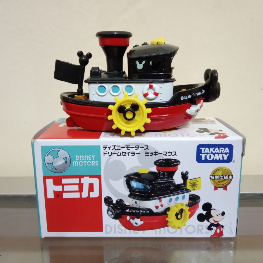 Tomica Disney motorbikes Dream sailor Mickey mouse boat cute boat iron ...