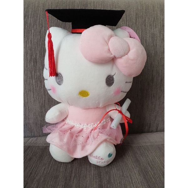 Hello kitty graduation bear Kuromi Keroppi grad bear plush toy nautical ...