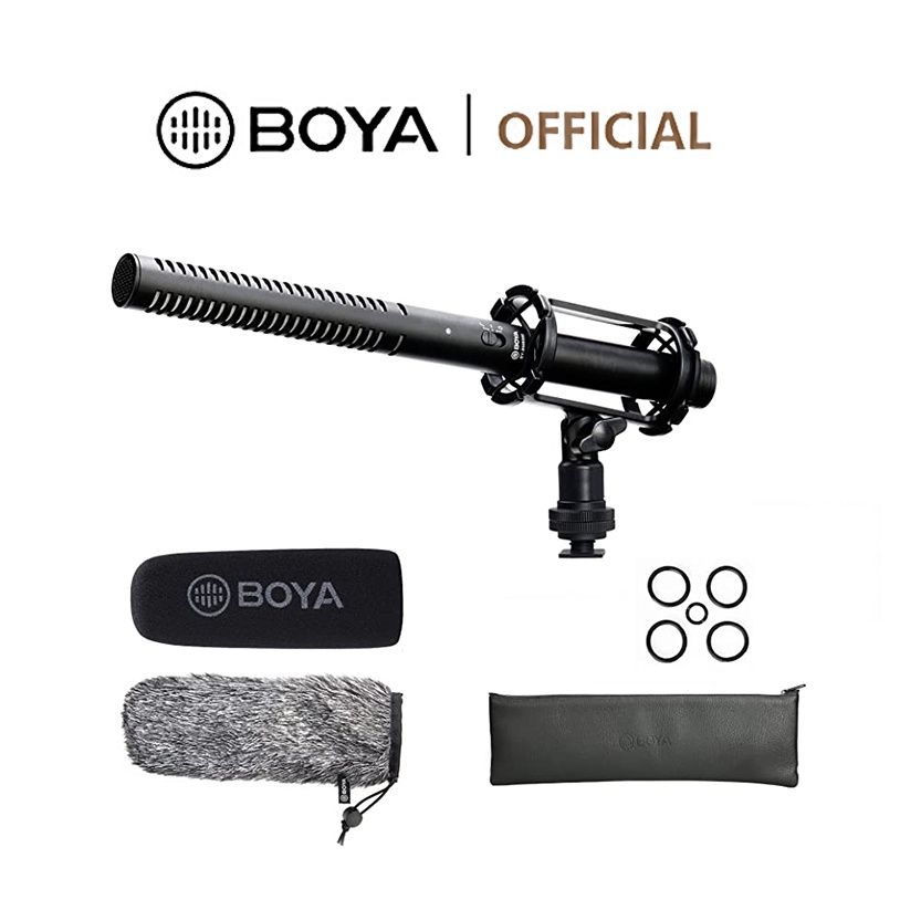 BOYA BY-BM6060/BM6060L/BM6040 Professional Shotgun Microphone with ...