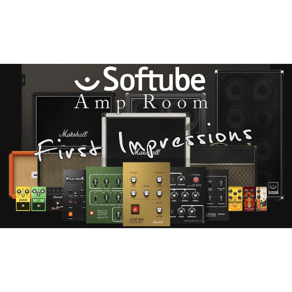 Softube Amp Room Plugin (vst guitar amplifier simulation for mixing ...