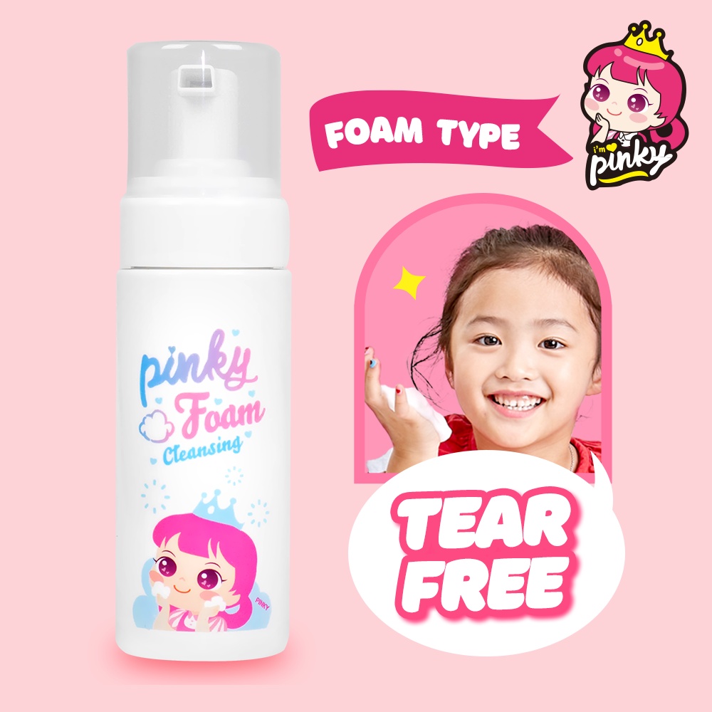 I'm Pinky Kids Foam Cleansing Facial Cleanser Baby Face wash 150ml ...
