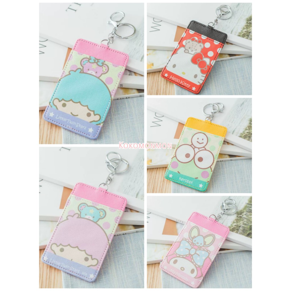 Sanrio Characters Card Holder ID Holder - Hello Kitty Melody Twin Stars ...
