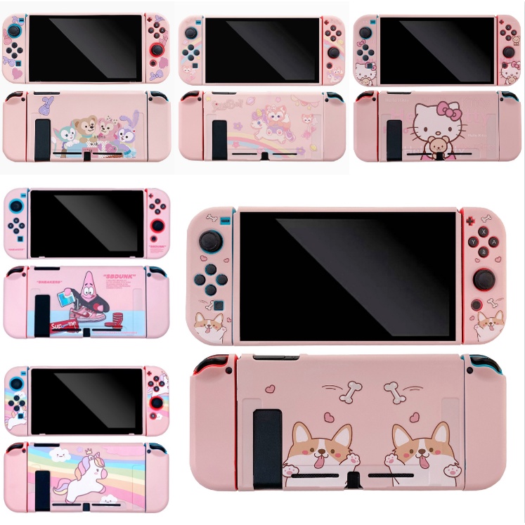 Nintendo Switch Oled Case NS Switch cartoon Pink star Kirby TPU ...