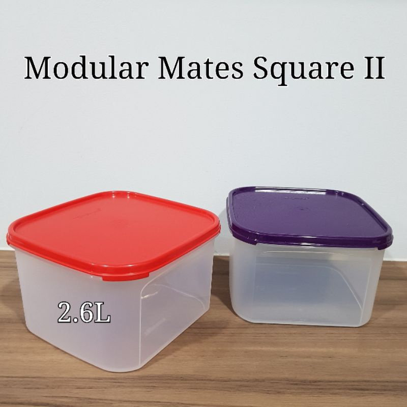 Tupperware Modular Mates Square II 2.6L (1) Retail Price S$24.00 ...