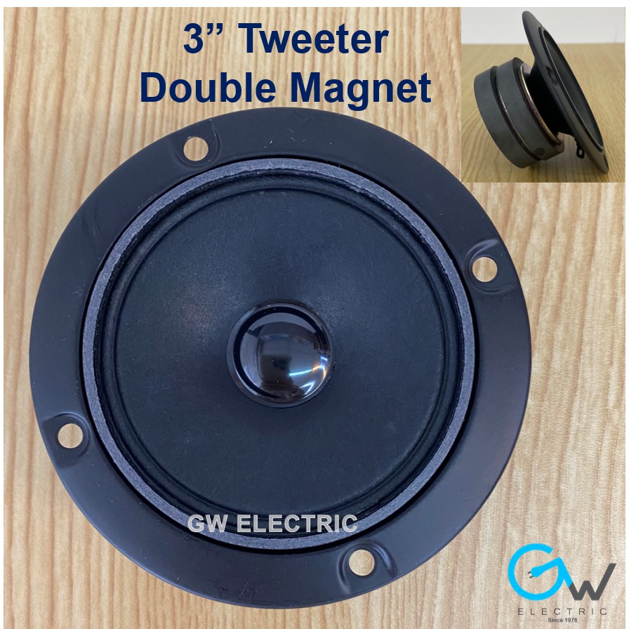 [1 Unit] 3" Replacement Tweeter With Double Magnet for Speakers / Hi-Fi ...