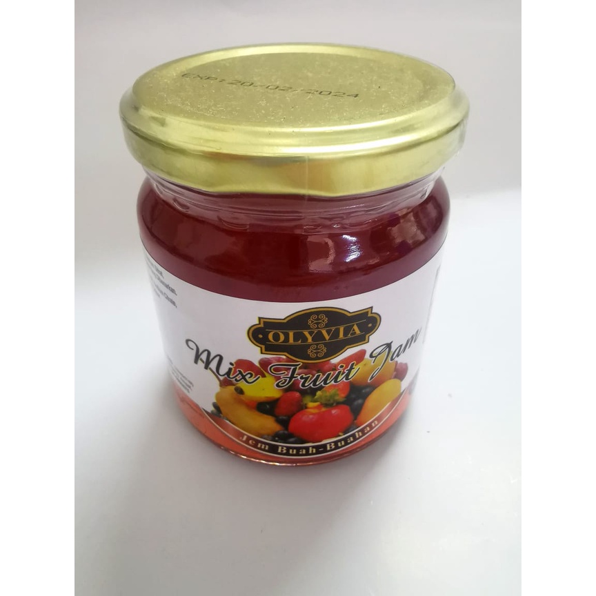Olyvia Mix Fruit Jam/Jem Buah-Buahan-240g | Shopee Singapore