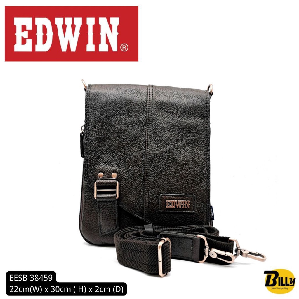EDWIN Brand Men’s Leather Sling Bag ( EESB 38459 ) | Shopee Singapore