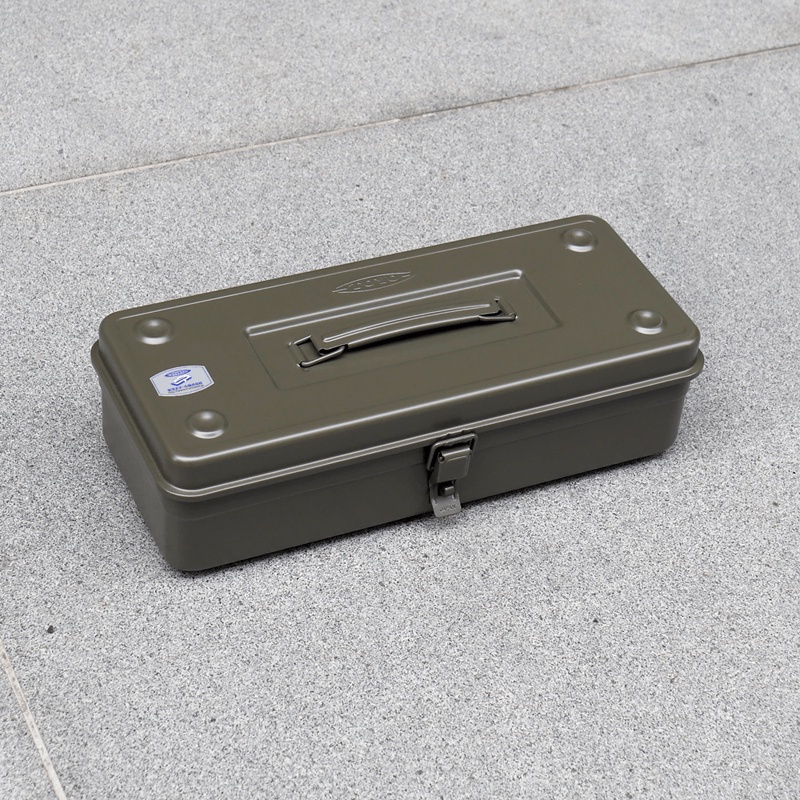TOYO Japanese Handle Square Toolbox 35cm [Camping Station] Storage Box ...