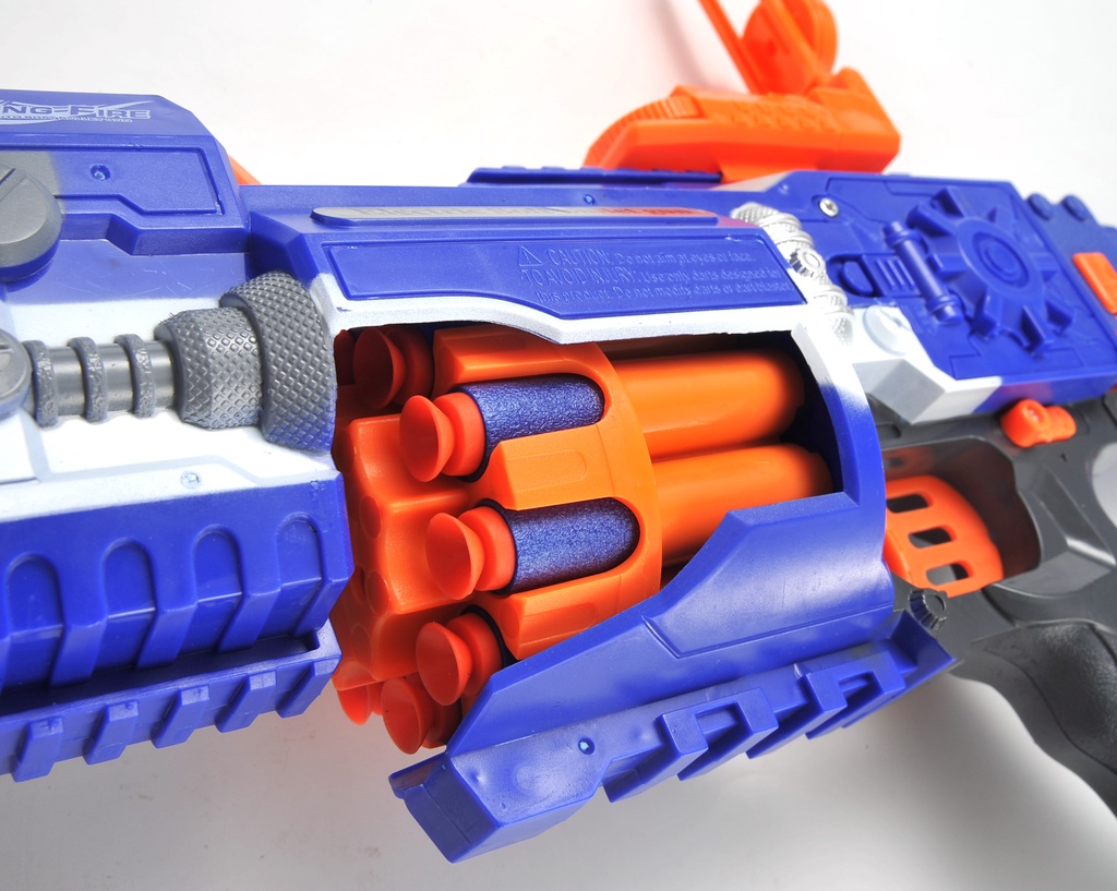FERZ Armed Force Fighter Blaster, Includes 20 Soft Bullets, Eyeglasses ...