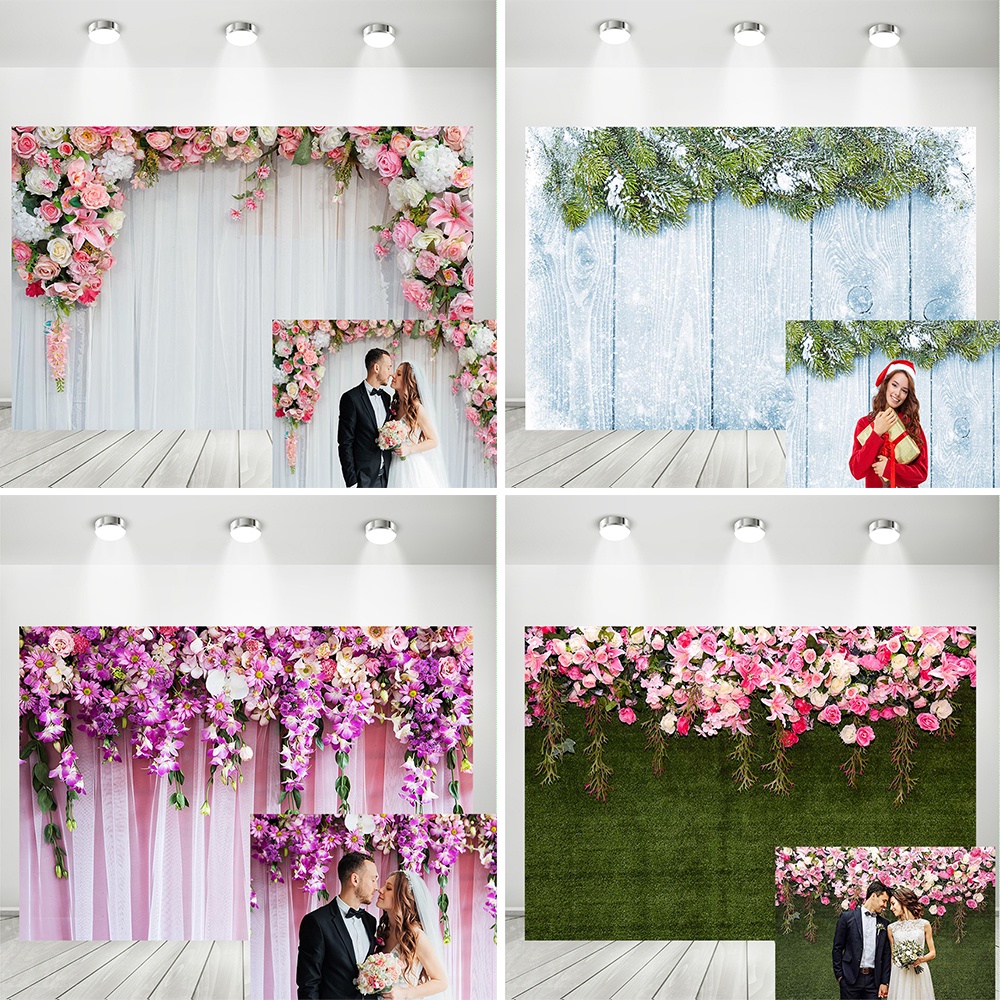 【Ready Stock】150/225cm Romantic Photography Backdrop Horizontal version ...