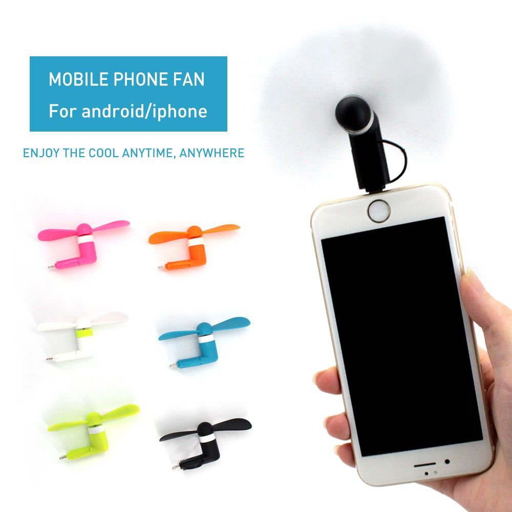 USB Fan Mini Portable Cool Micro USB Fan Compatible For X XS Max XR 6 ...