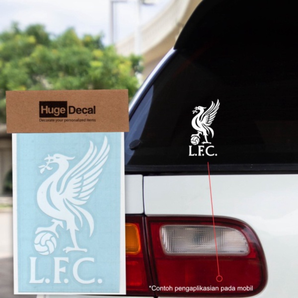 Cutting Liverpool Logo Sticker Motorcycle Body Sticker Car Window ...