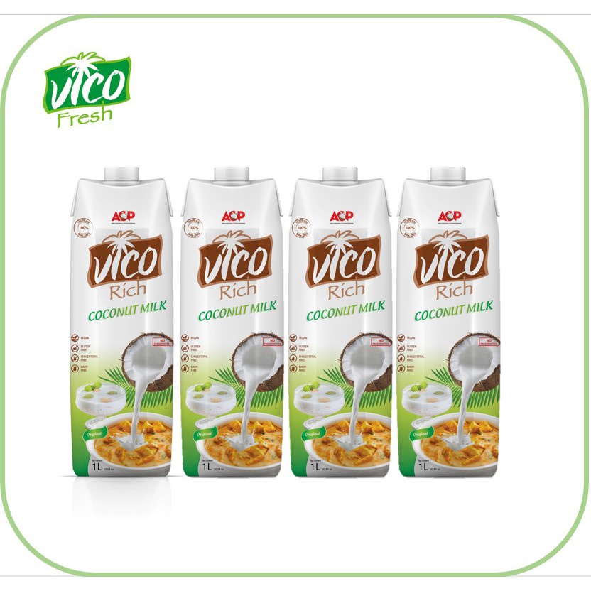 Vico Coconut Juice 1 Liter | Shopee Singapore
