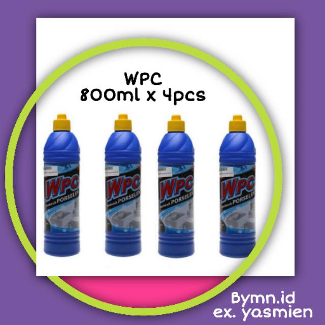 Wpc toilet Cleaner 800ML X 4 PCS | Shopee Singapore