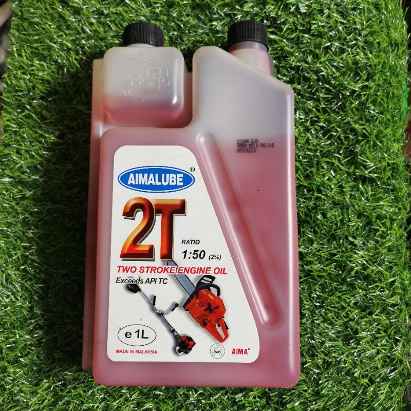 Minyak AIMALUBE 2T Two Stroke Engine Oil Ratio 1:50 (2%) | Shopee Singapore