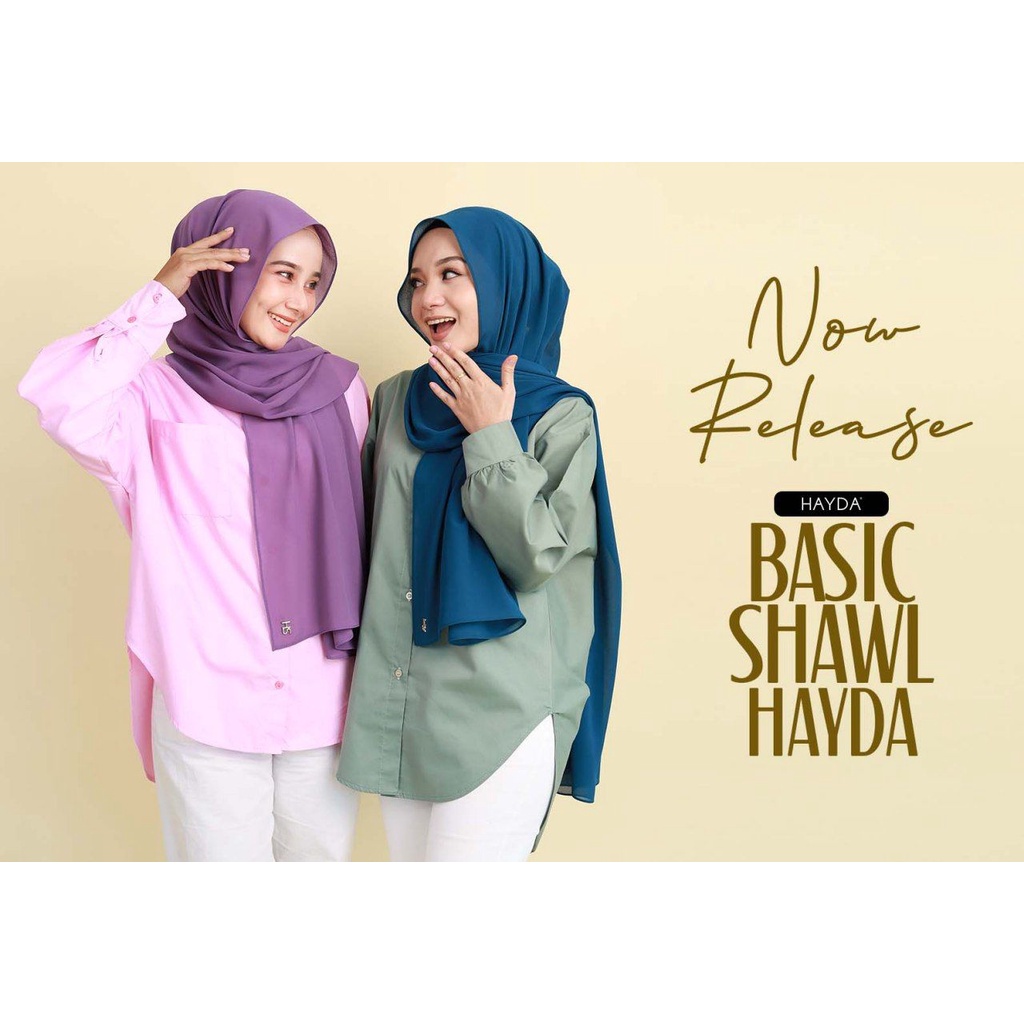 SHAWL BASIC HAYDA LEBARAN EDITION 2022 ( VOL 2 ) | Shopee Singapore