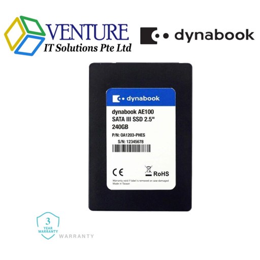 Dynabook Boost AE100, SATA 2.5" (240GB/480GB/960GB) 3 years warranty ...