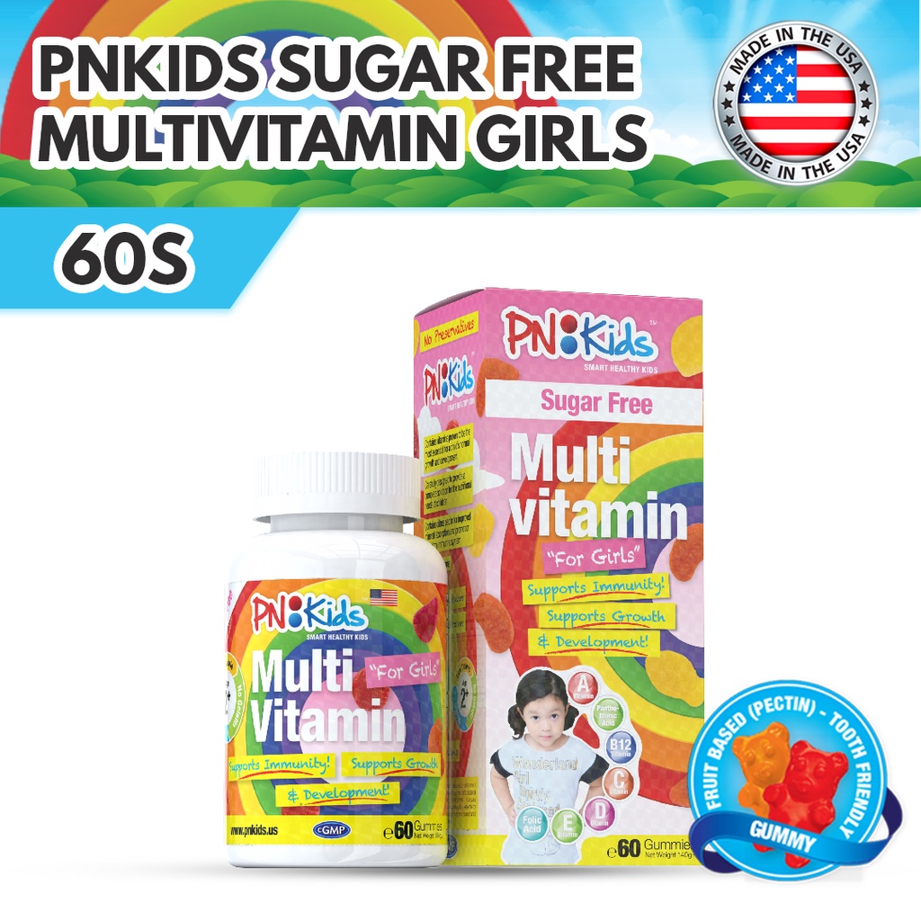 Principle Nutrition PNKids Sugar Free Multivitamins For Girls | 60S ...